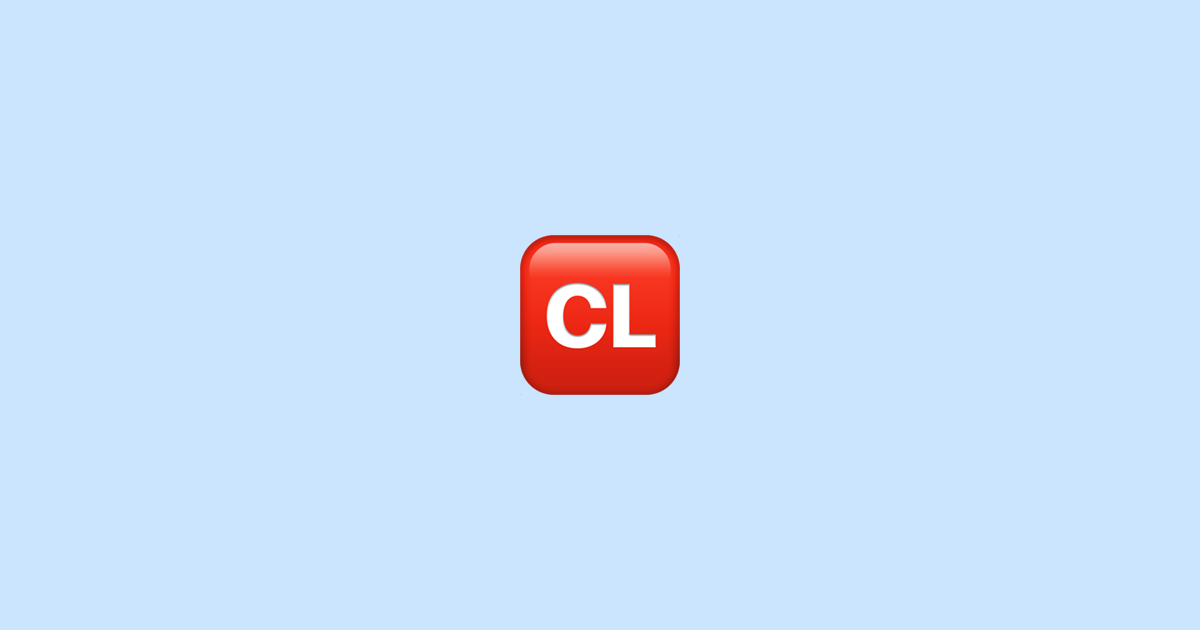 🆑 Cl Button - Emoji Meaning 🆑 Cl Button - Emoji Meaning