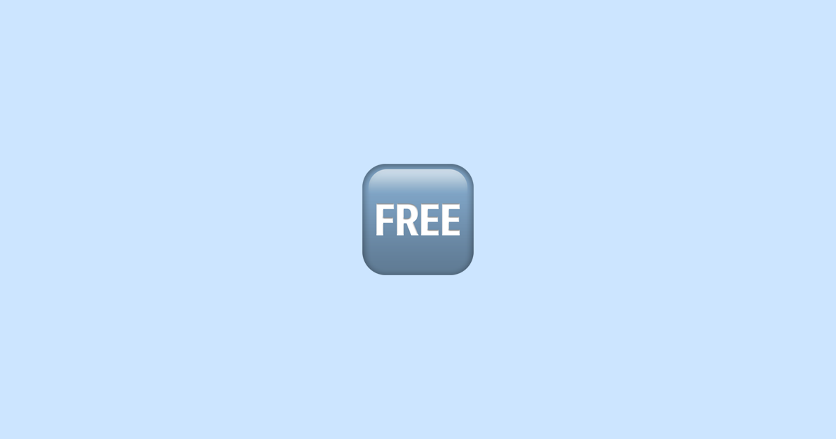 FREE Button 🆓 Emoji Meaning + Copy & Paste