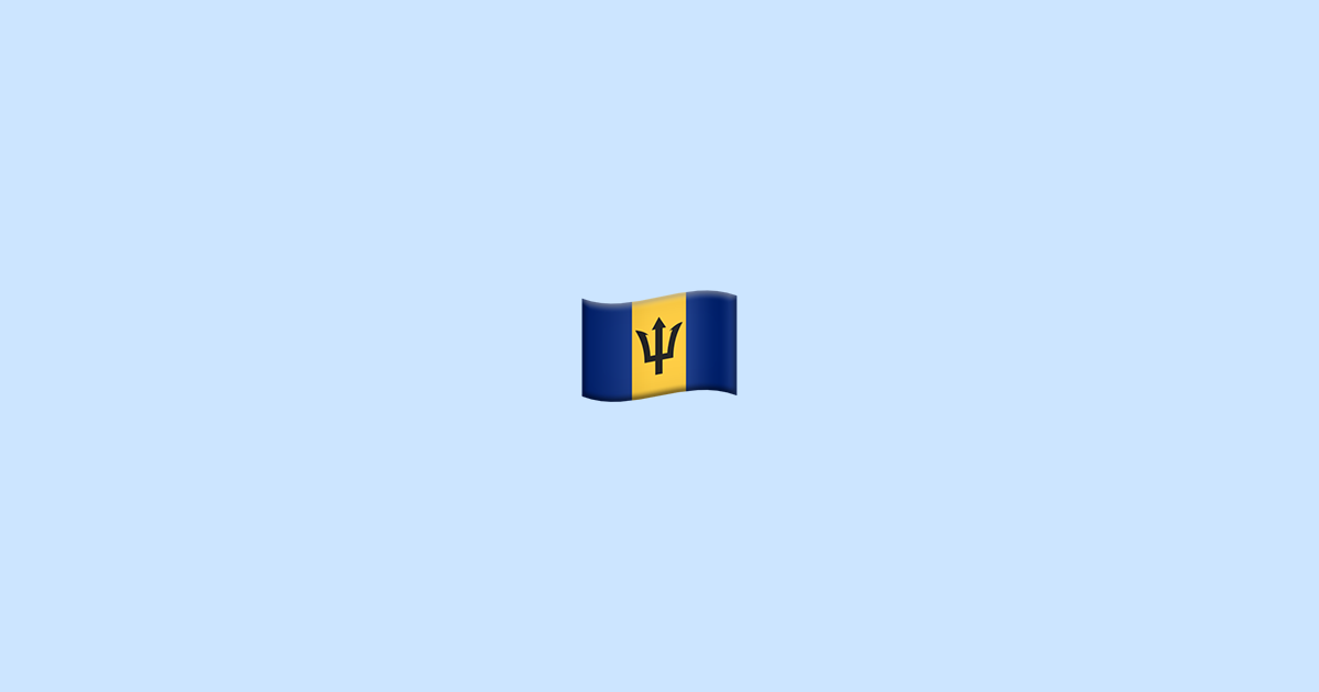 Flag: Barbados 🇧🇧 Emoji Meaning + Copy & Paste