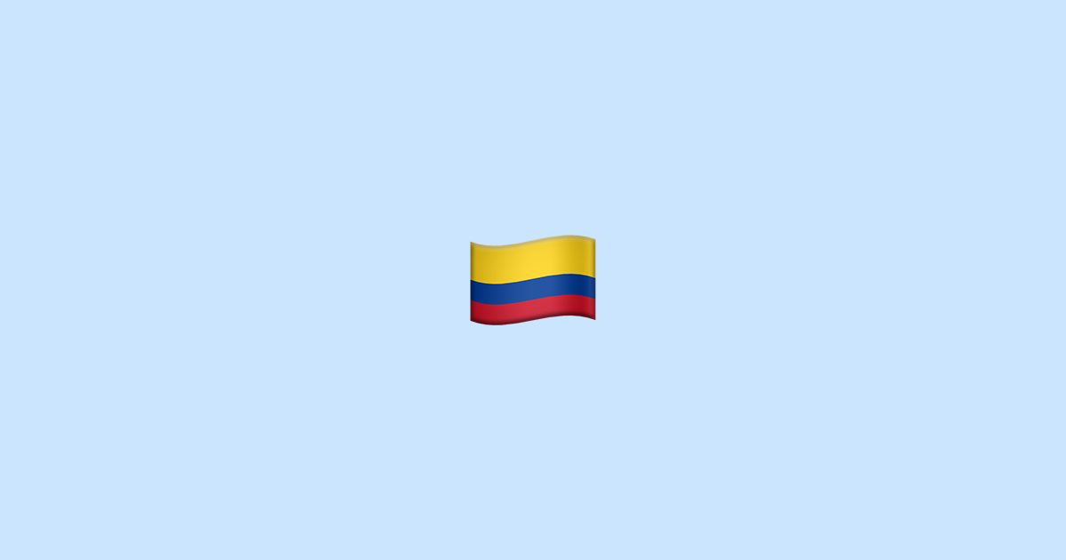 Flag: Colombia 🇨🇴 Emoji Meaning + Copy & Paste