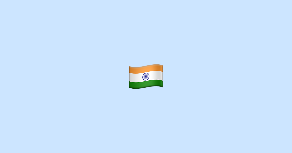 Flag: India 🇮🇳 Emoji Meaning + Copy & Paste