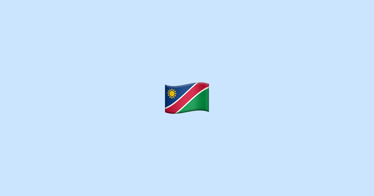 🇳🇦 flag: Namibia - Emoji Meaning