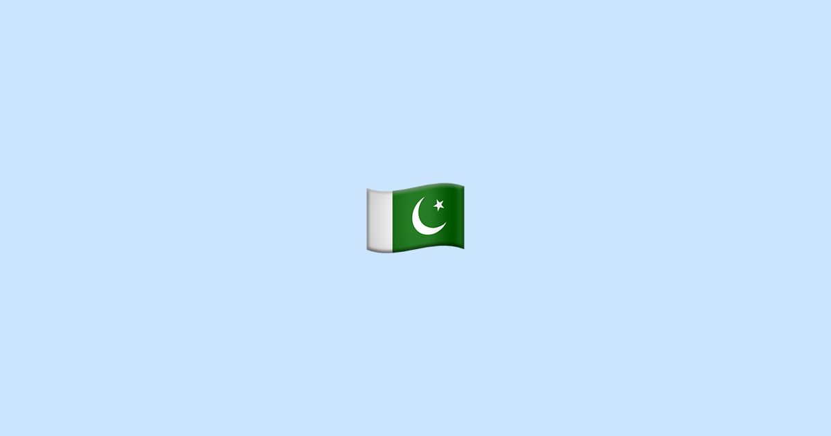 Flag: Pakistan 🇵🇰 Emoji Meaning + Copy & Paste