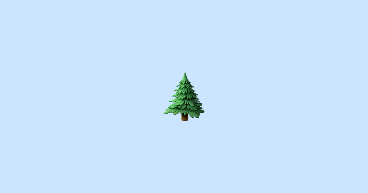 Evergreen Tree 🌲 Emoji Meaning + Copy & Paste