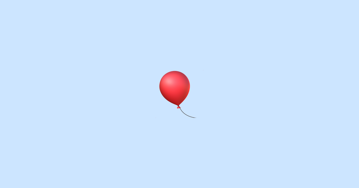 Luftballon 🎈 Emoji Bedeutung + Copy & Paste