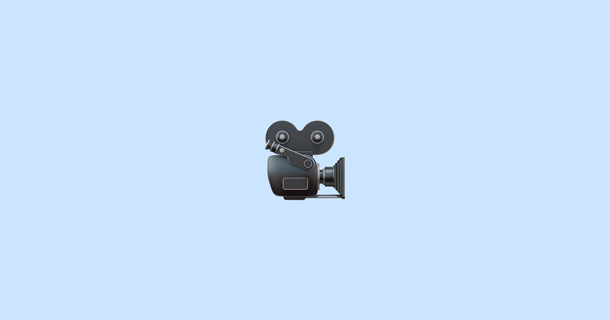 🎥 Movie Camera - Emoji Meaning