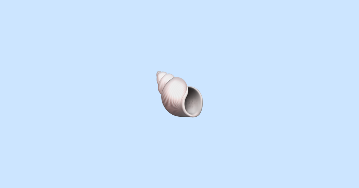 🐚 concha - Emoji Significado