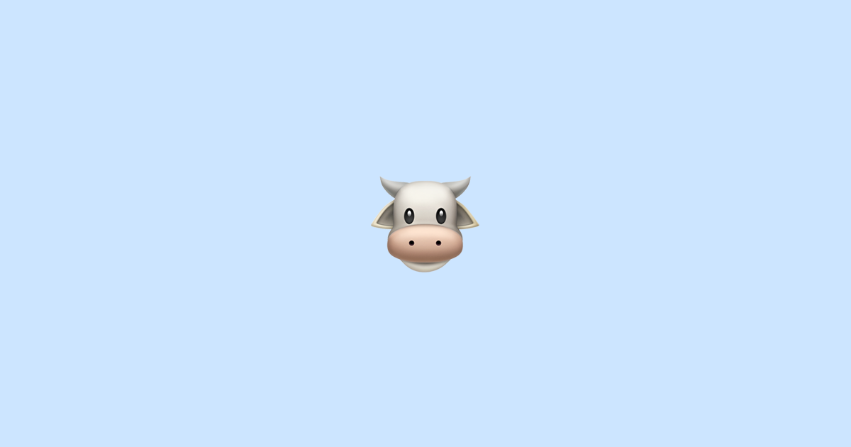 🐮 Kuhgesicht - Emoji Bedeutung