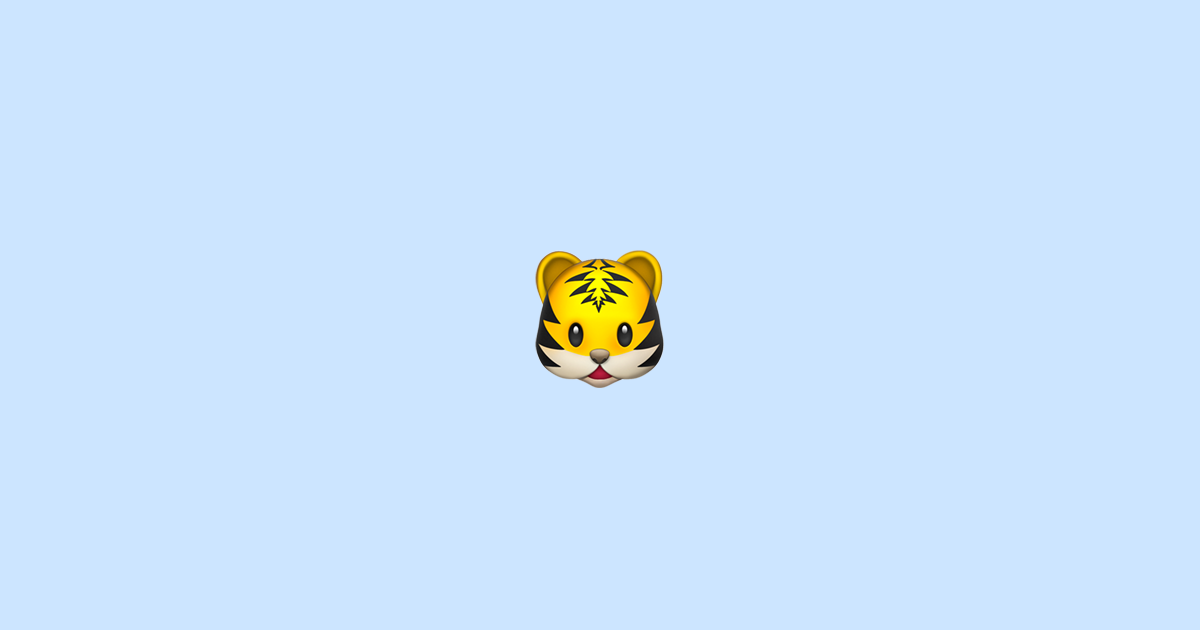🐯 Tiger Face - Emoji Meaning