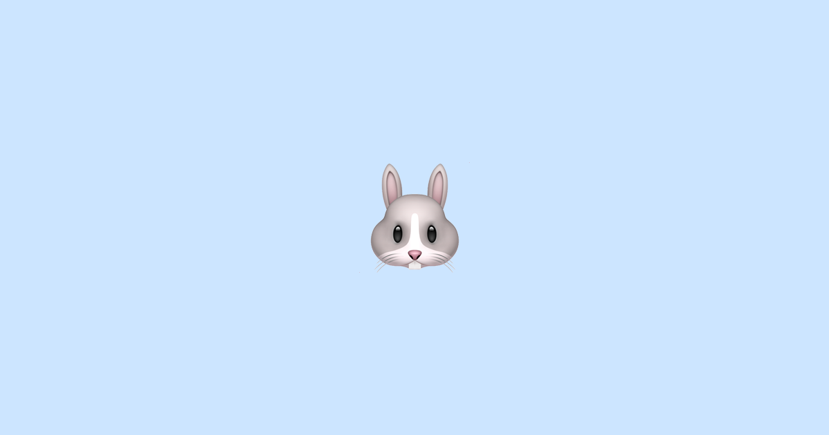 Rabbit Face 🐰 Emoji Meaning + Copy & Paste
