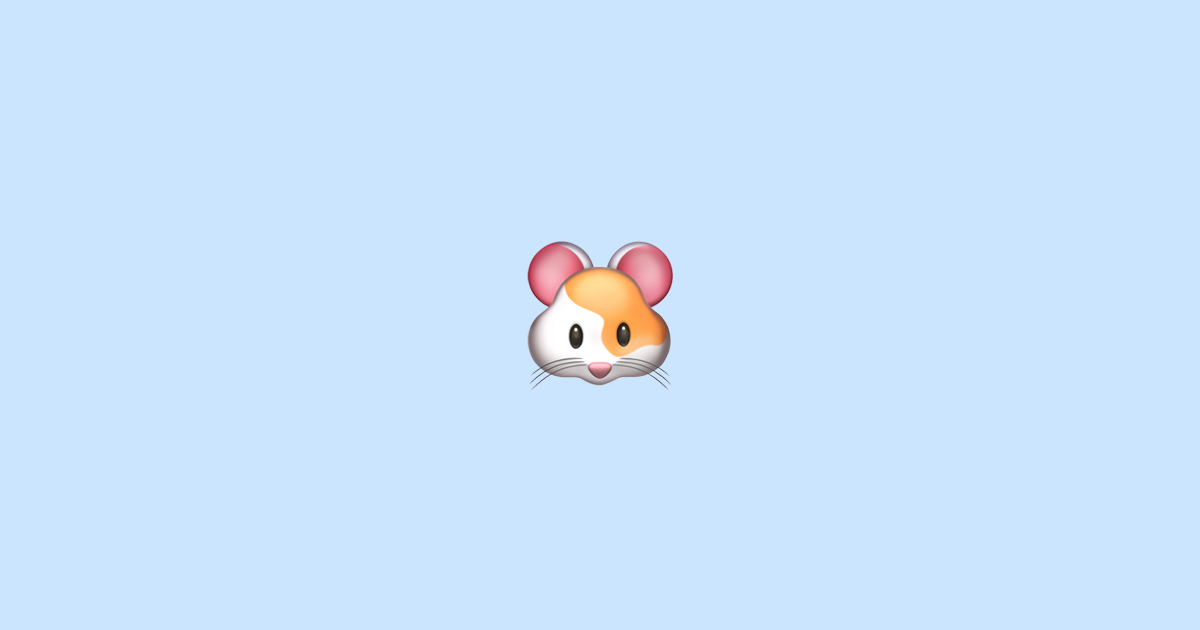 🐹 Hamster Face - Emoji Meaning