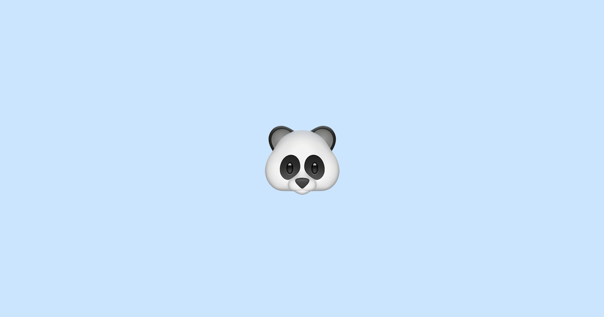 Panda 🐼 Emoji Meaning + Copy & Paste