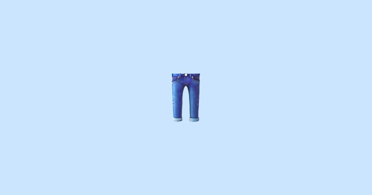 Jeans 👖 Emoji Bedeutung + Copy & Paste