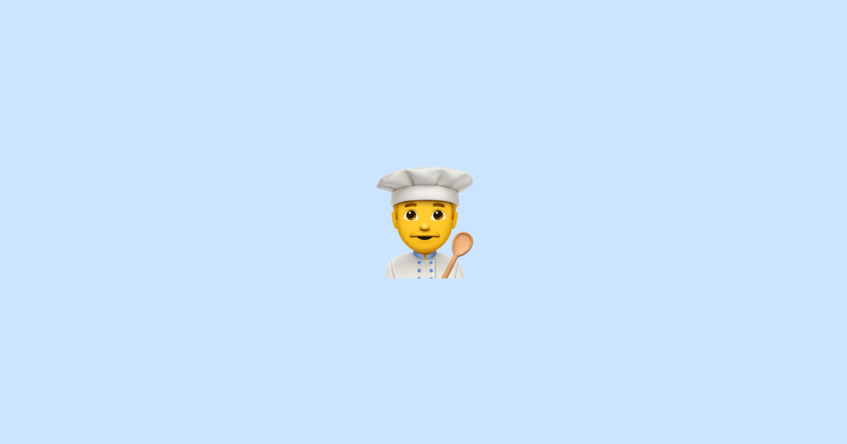 👨‍🍳 Man Cook - Emoji Meaning