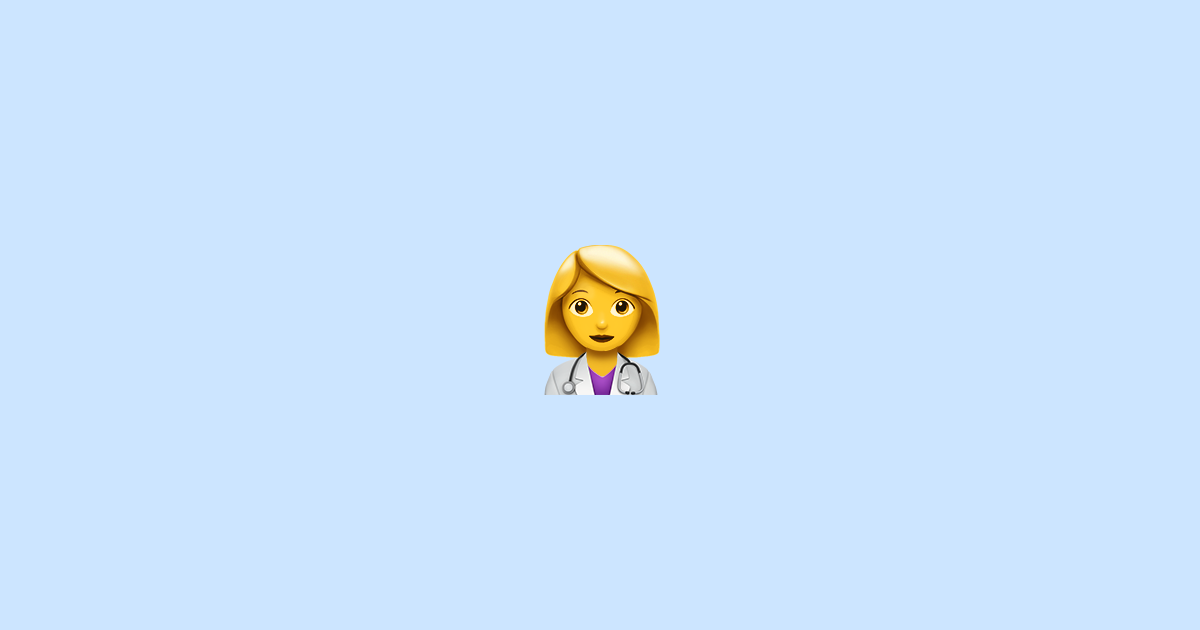 👩‍⚕️ woman health worker - Emoji Meaning