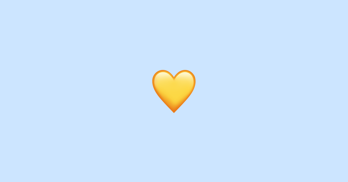 Geel Hart 💛 Emoji Betekenis + Copy & Paste