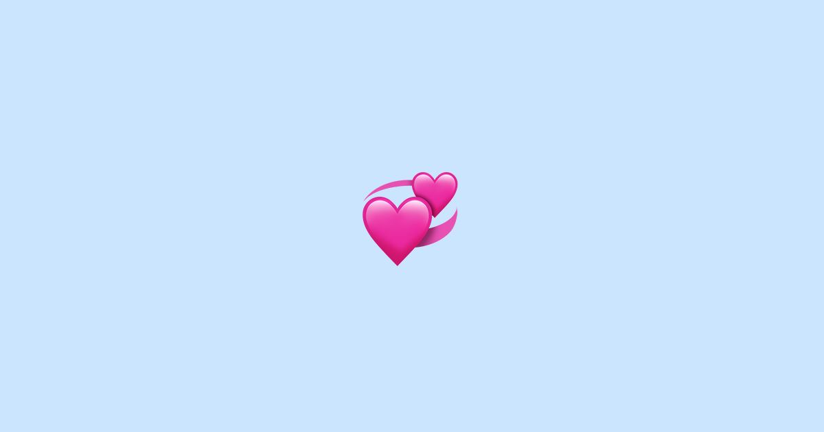 Revolving Hearts 💞 Emoji Meaning Copy And Paste