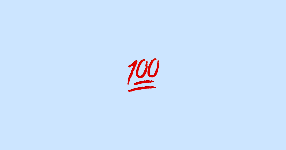 💯 100 Punkte - Emoji Bedeutung