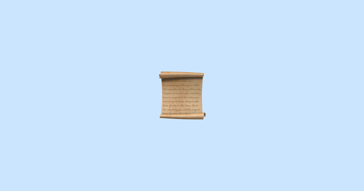 📜 Scroll - Emoji Meaning