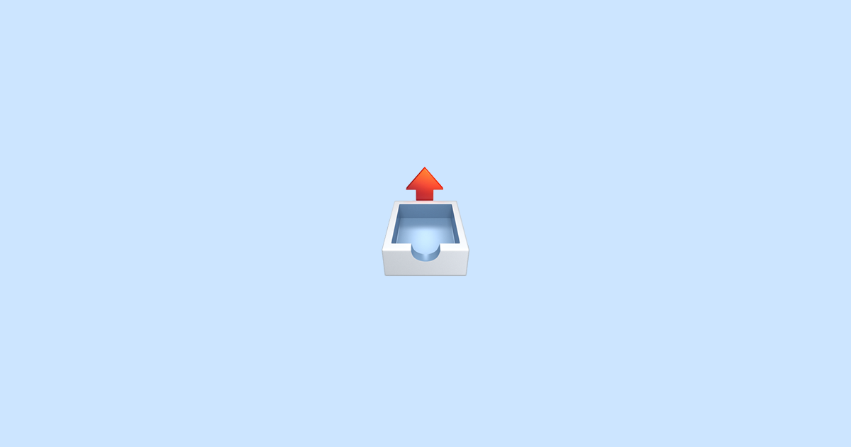 Outbox Tray 📤 Emoji Meaning + Copy & Paste