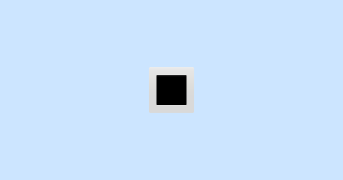  White Square Button Emoji Meaning