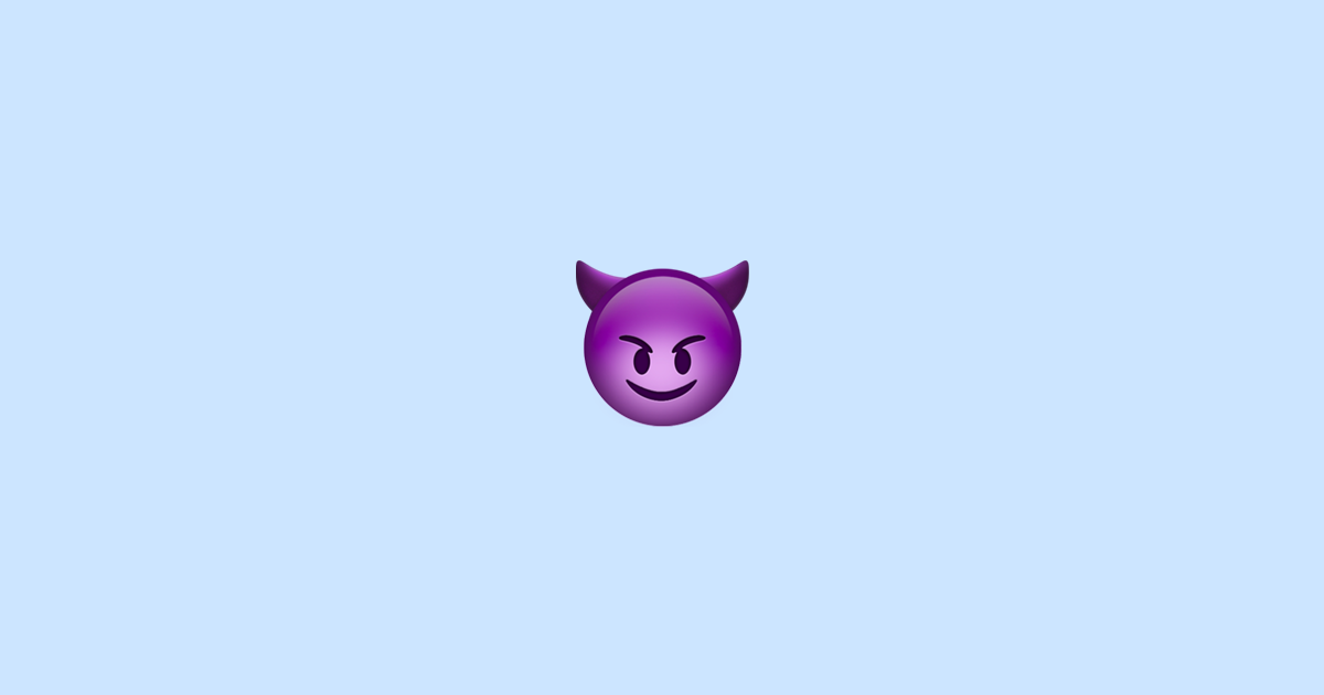 😈 grinsendes Gesicht mit Hörnern - Emoji Bedeutung