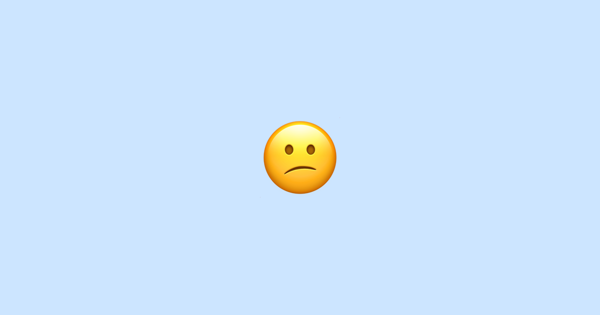 Confused Face 😕 Emoji Meaning + Copy & Paste