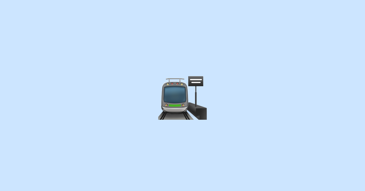 Bahnhof 🚉 Emoji Bedeutung + Copy & Paste