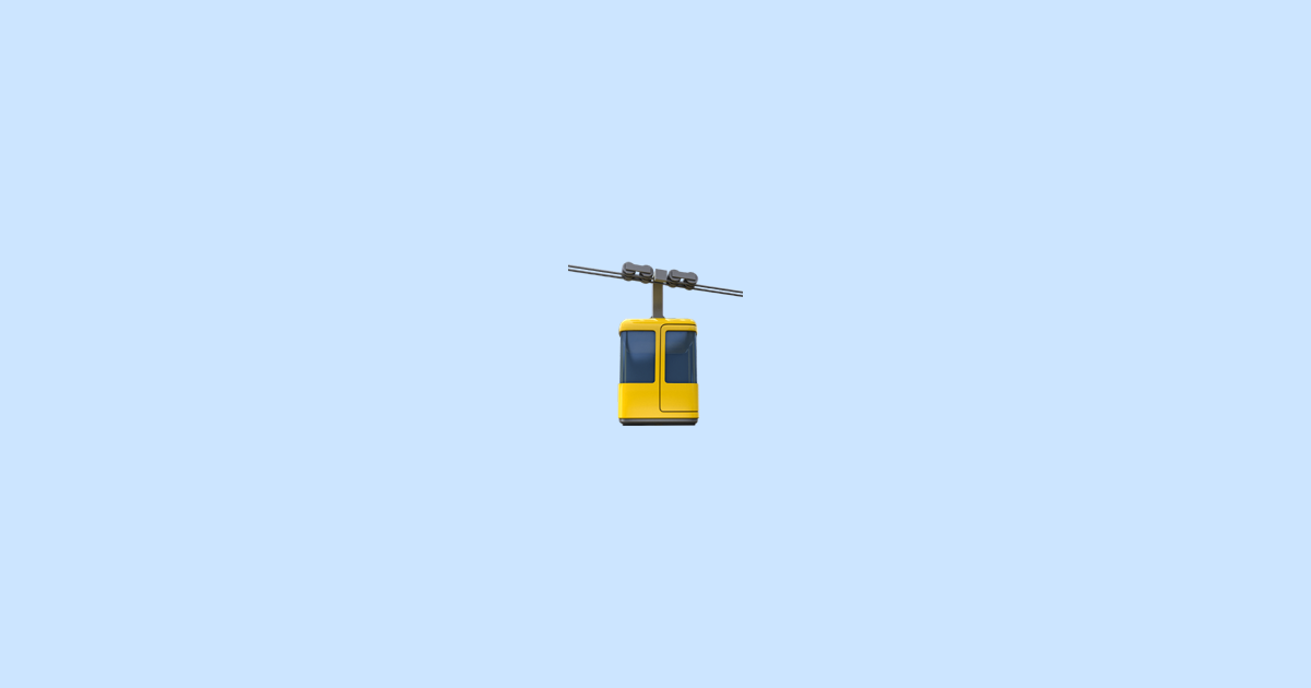 Aerial Tramway 🚡 Emoji Meaning + Copy & Paste