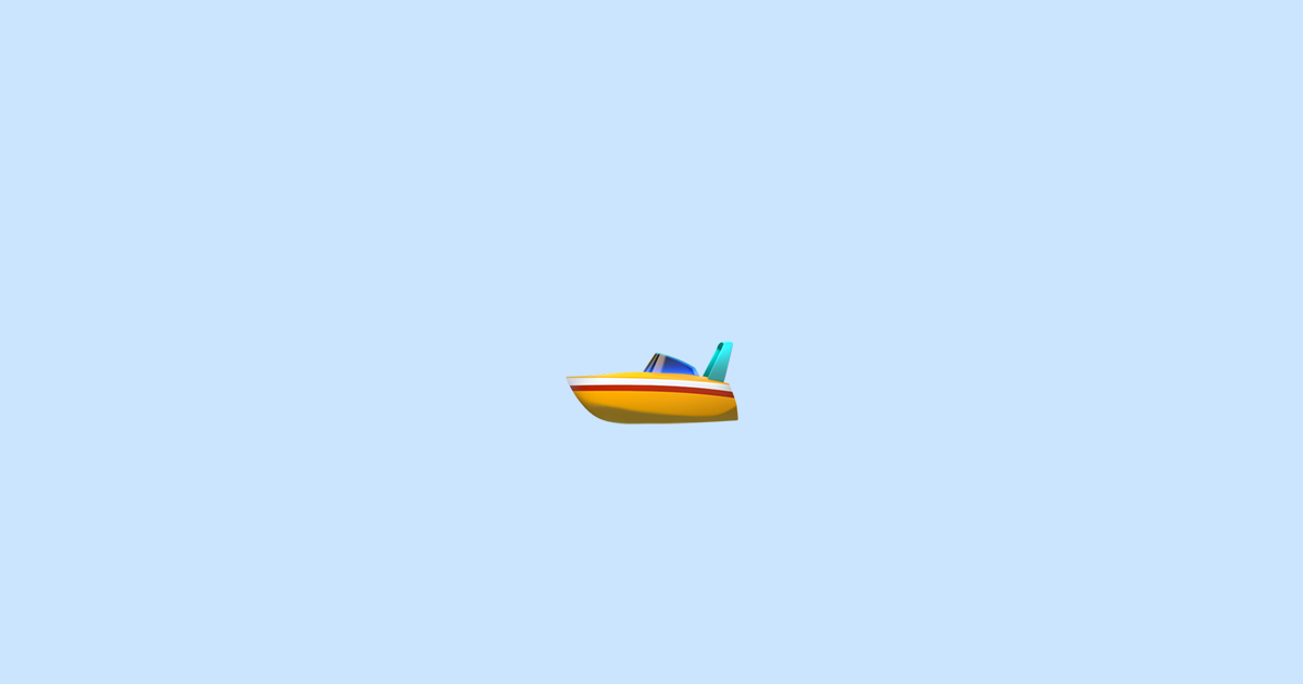 Speedboat 🚤 Emoji Meaning + Copy & Paste