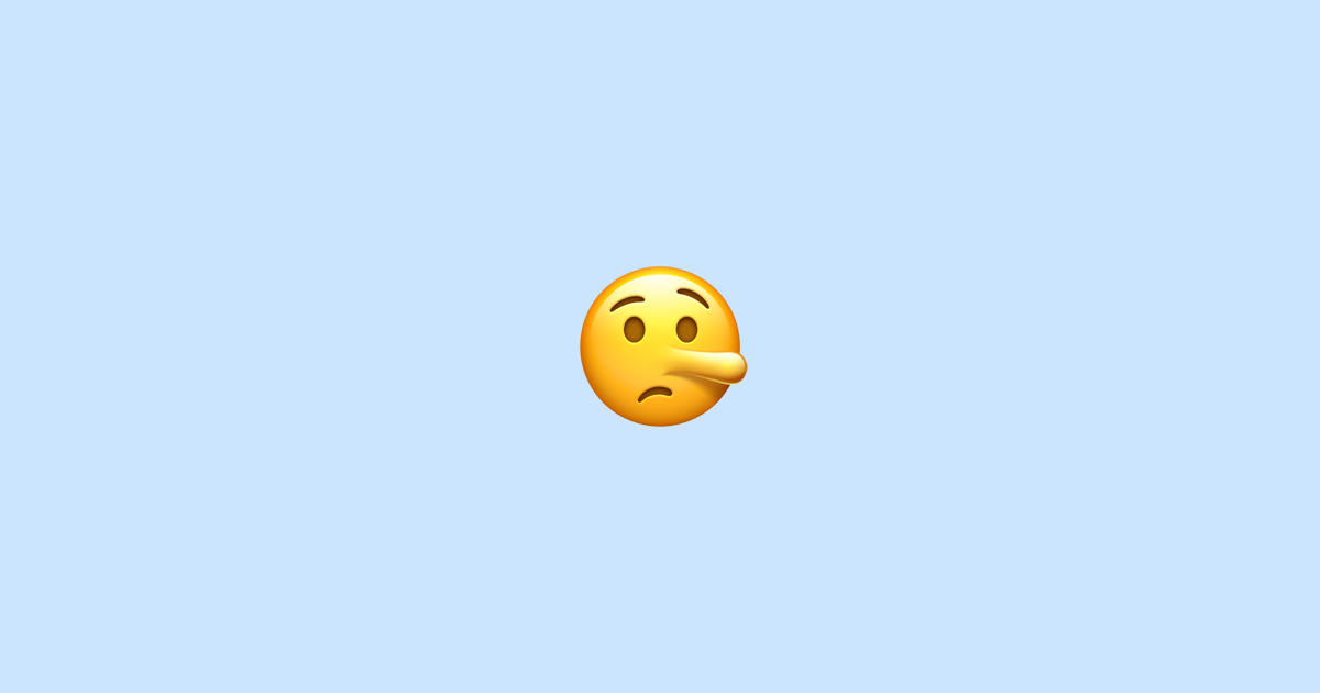 Visage De Menteur 🤥 Emoji Signification + Copy & Paste