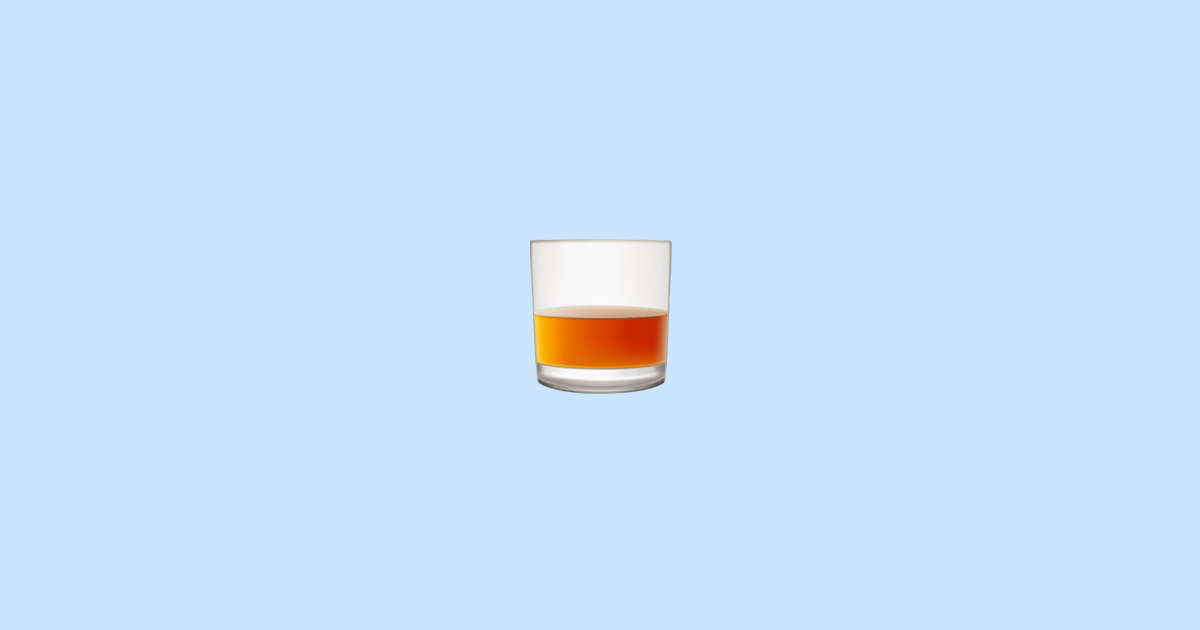 🥃 Tumbler Glass Emoji Meaning