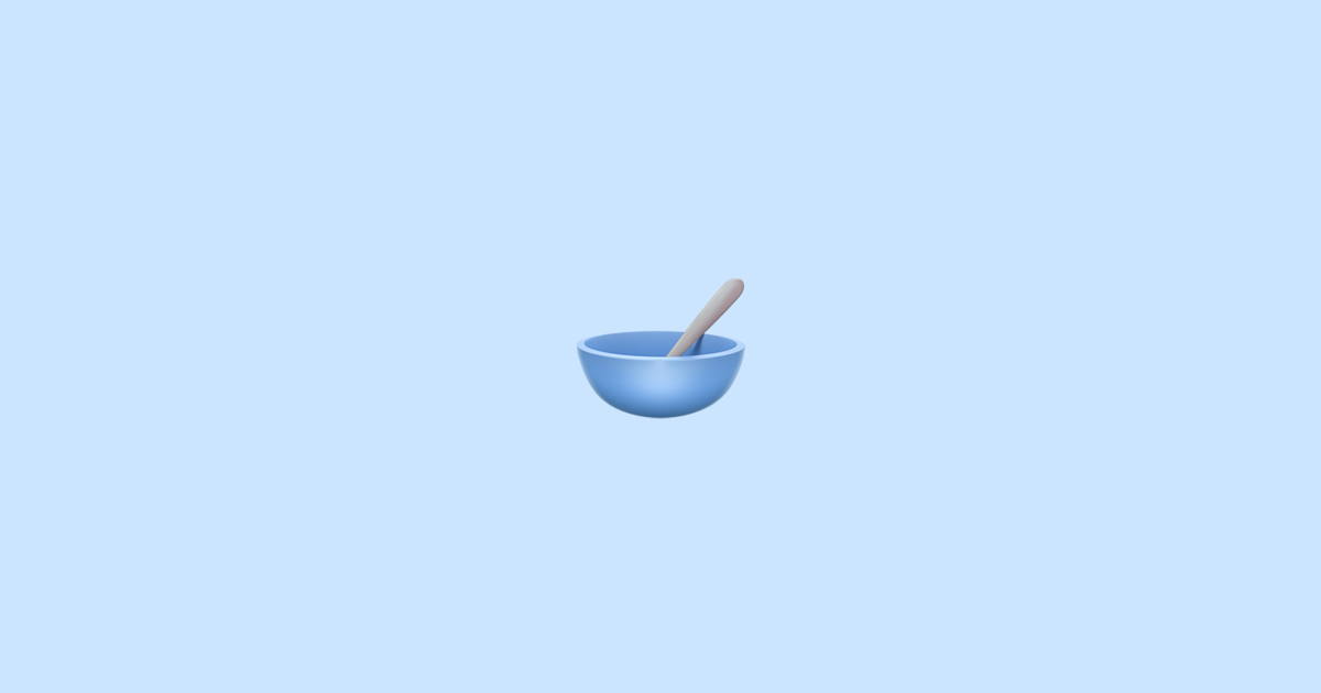 Bowl With Spoon 🥣 Emoji Meaning + Copy & Paste