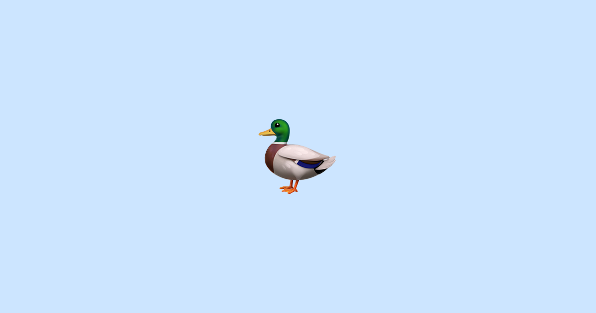 Ente 🦆 Emoji Bedeutung + Copy & Paste