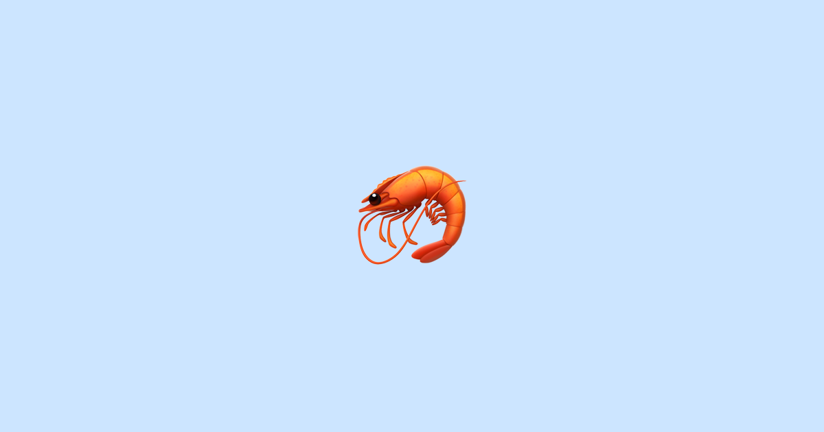 Garnele 🦐 Emoji Bedeutung + Copy & Paste