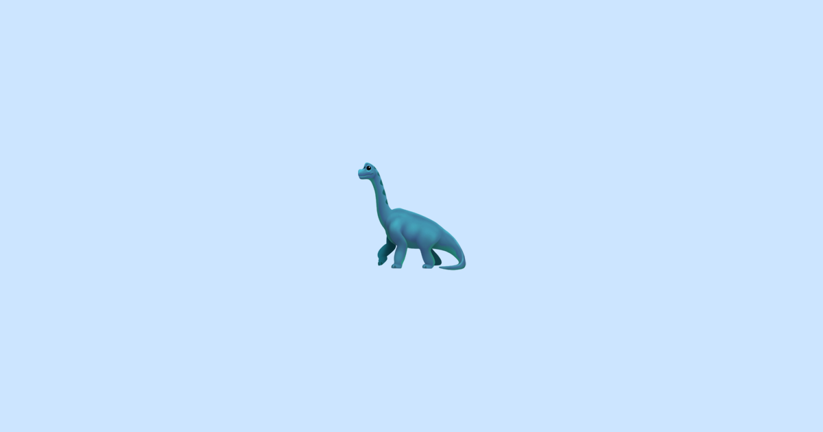 🦕 Sauropod - Emoji Meaning