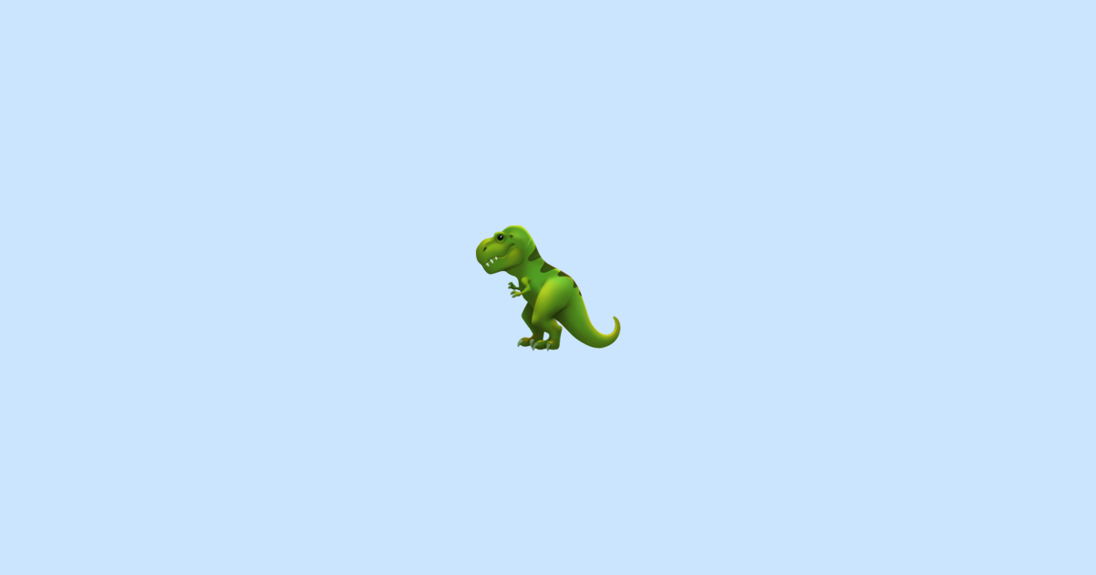 🦖 T-Rex - Emoji Bedeutung